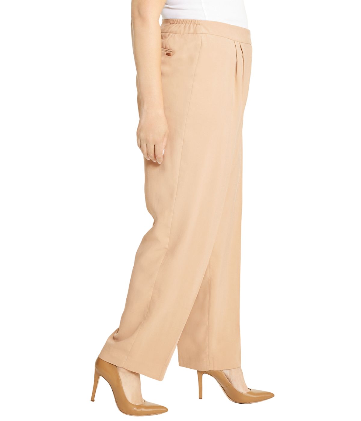 High Rise Fly Front Pleated Pants – BONTON