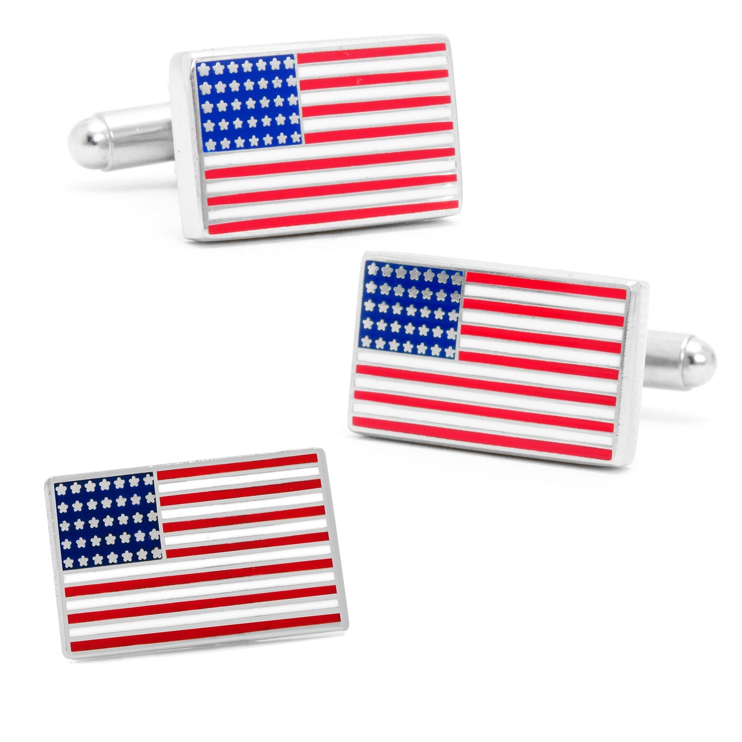Cufflinks American Flag Cufflinks and Lapel Pin Gift Set - Default ...